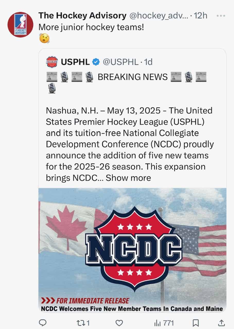 The NCDC Expands Again - The Hockey Focus