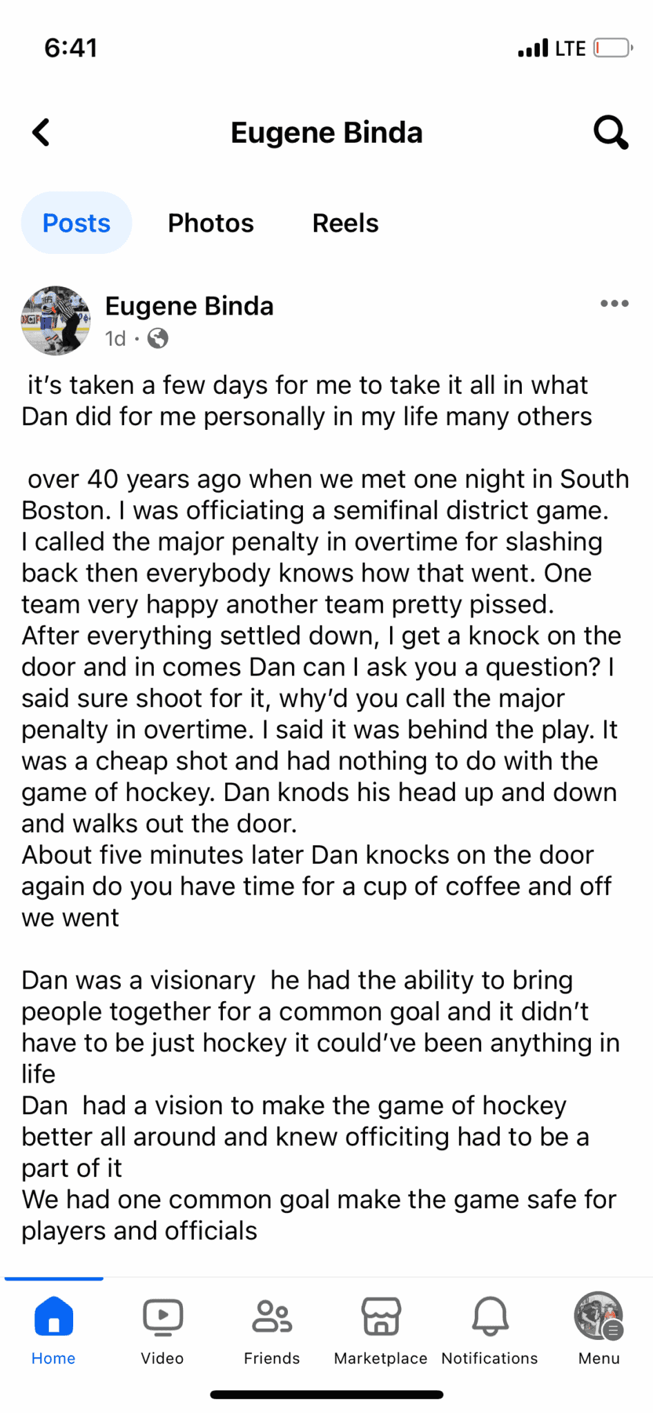 Hockey World Mourns the Passing of Dan esdale - The Hockey Focus